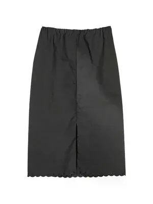Cecilie Bahnsen Bria Embroidered Taffeta Midi Skirt