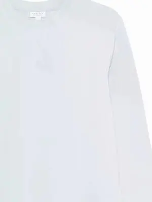 Sunspel Round-neck Sweatshirt - Blue
