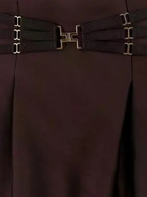 Elisabetta Franchi Buckle-detail A-line Skirt