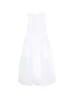 Cecilie Bahnsen Pocket Plumeria Petit Dress - Grey