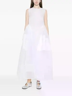 Cecilie Bahnsen Pocket Plumeria Petit Dress - Grey