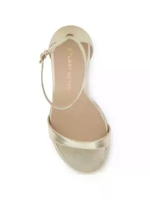 STUART WEITZMAN Platform Sandals - Gold
