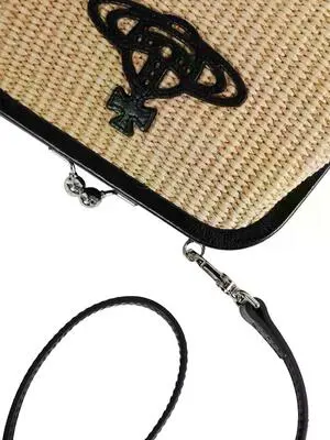 VIVIENNE WESTWOOD Orb Clutch - Neutrals