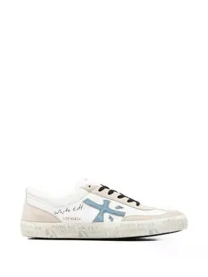 Premiata Appliqué Sneakers - Neutrals