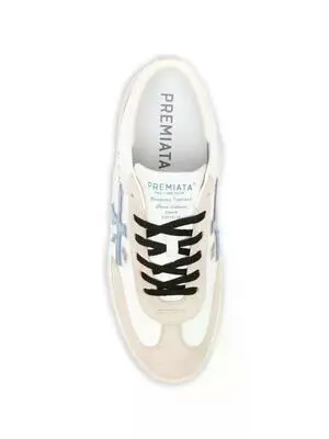 Premiata Appliqué Sneakers - Neutrals