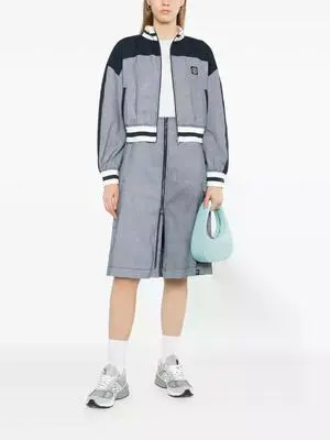 AGNES B. Checker Track Jacket