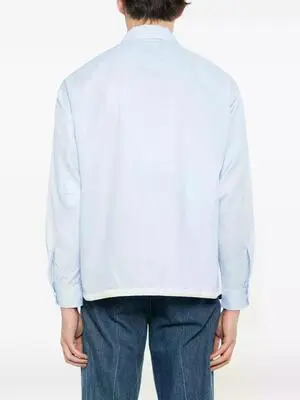 AGNES B. Logo-patched Checked Shirt