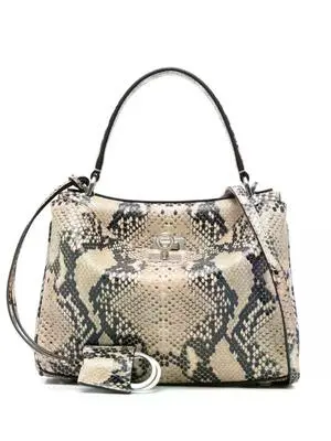 Balenciaga Snakeskin-effect Tote Bag - Neutrals