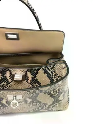 Balenciaga Snakeskin-effect Tote Bag - Neutrals