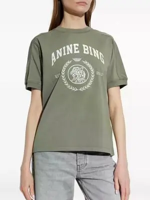 ANINE BING Graphic T-shirt - Green