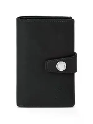 Brunello Cucinelli Leather Zipper Wallet - Black