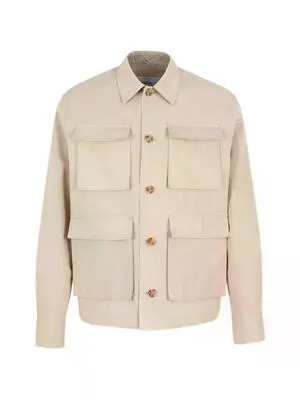 LARDINI Patch-pocket Jacket - Neutrals