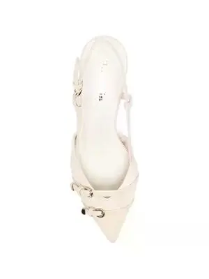 TAMARIS Pelle Buckled Pumps - Neutrals