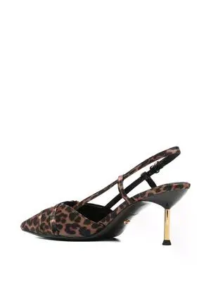 TAMARIS Leopard-print Embellished Pumps - Brown
