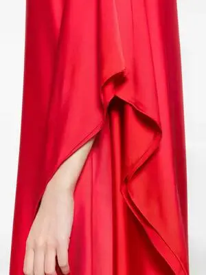 SILKYLICIOUS Muse Asymmetrical Maxi Dress