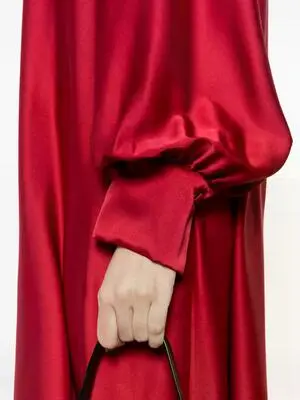 SILKYLICIOUS Nigora Shirt Dress - Red