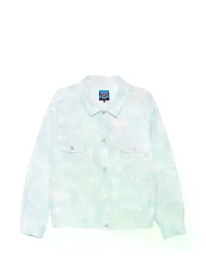 AGNES B. Floral Camouflage Jacket