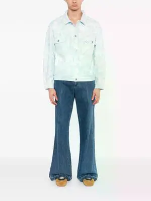 AGNES B. Floral Camouflage Jacket