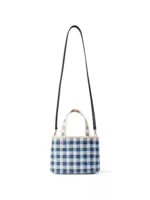 JIMMY CHOO East-west Mini Tote Bag - Blue