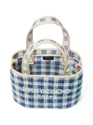 JIMMY CHOO East-west Mini Tote Bag - Blue