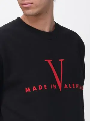 Valentino Garavani Cotton Crewneck Sweatshirt With Logo