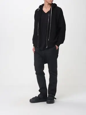 Rick Owens Zip-up Hoodie - Black