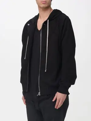 Rick Owens Zip-up Hoodie - Black