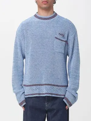Marni Cotton Crew Neck Pullover - Blue