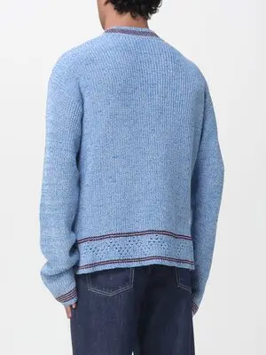 Marni Cotton Crew Neck Pullover - Blue