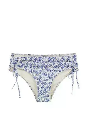 Isabel Marant Étoile Floral-print Tie-side Briefs - Neutrals