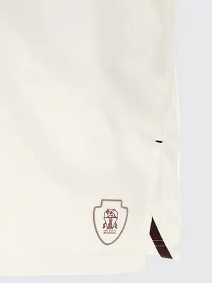 Brunello Cucinelli Technical Fabric Knee-length Shorts - White