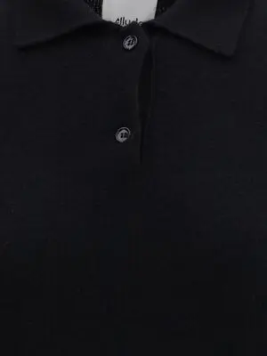 ALLUDE Cashmere Knit Polo Shirt