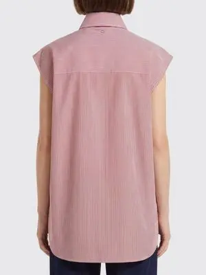 ARMARIUM Sleeveless Striped Cotton Shirt