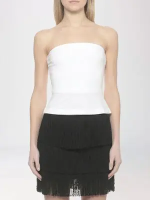 Norma Kamali Bandeau Evening Top - White