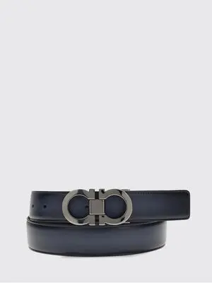 FERRAGAMO Ferragamo Gancini Belt Graphite