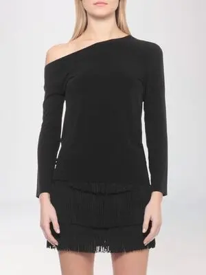 Norma Kamali Asymmetrical One-shoulder Jersey Top - Black