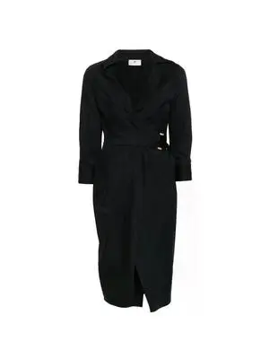 Elisabetta Franchi Tie Detailed Day Dresses