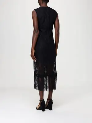 Pinko Lace Midi Dress - Black
