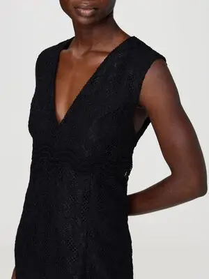 Pinko Lace Midi Dress - Black