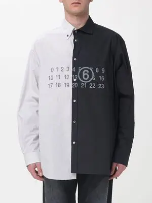 MAISON MARGIELA Cotton Patchwork Shirt - Black