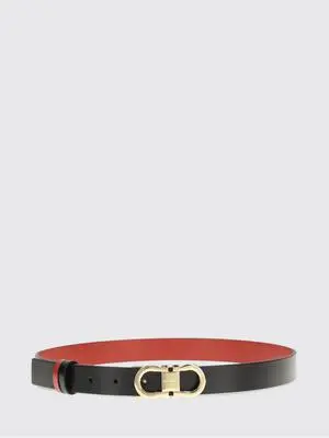 FERRAGAMO Reversible Gancini Leather Belt