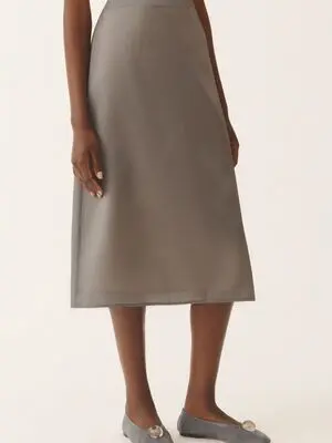 Fabiana Filippi Silk Blend Midi Skirt