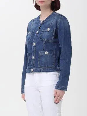 Liu Jo Cotton Denim Jacket - Blue