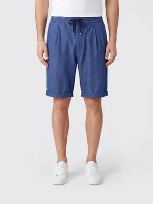 Brunello Cucinelli Linen Blend Shorts - Denim