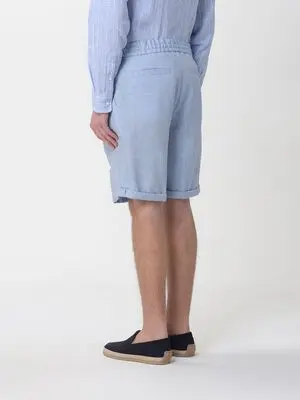Brunello Cucinelli Tailored Shorts With Drawstring Waist - Gnawed Blue