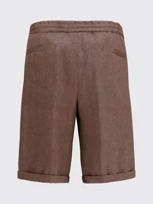 Brunello Cucinelli Linen Blend Shorts - Hazel