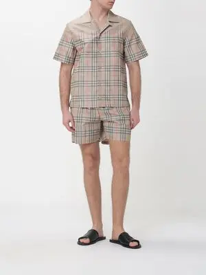 Burberry Casual Shirt In Viscose Blend With Vintage Check Print