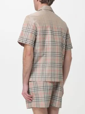 Burberry Casual Shirt In Viscose Blend With Vintage Check Print