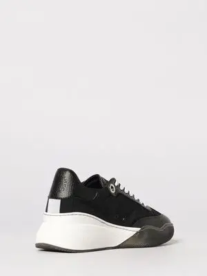 Stella McCartney Recycled Fabric Lace-up Sneakers - Black