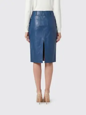 Patrizia Pepe Faux Leather Midi Skirt